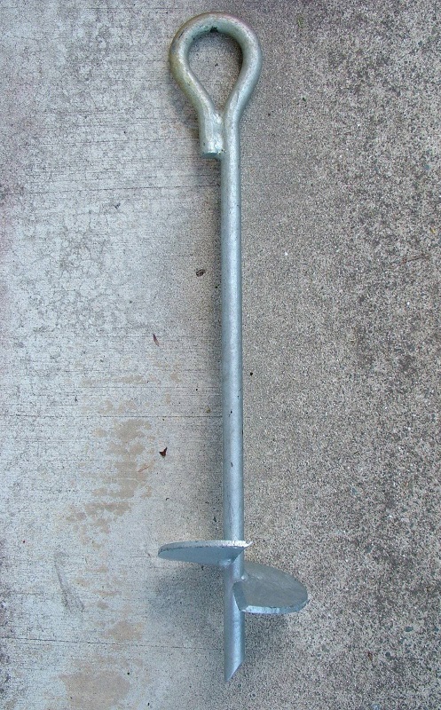 Ground anchors, screw anchors,multiple sizes